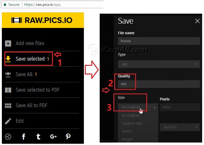 Convert CR2 CR3 To JPG PNG TIFF PSD Without Losing Quality
